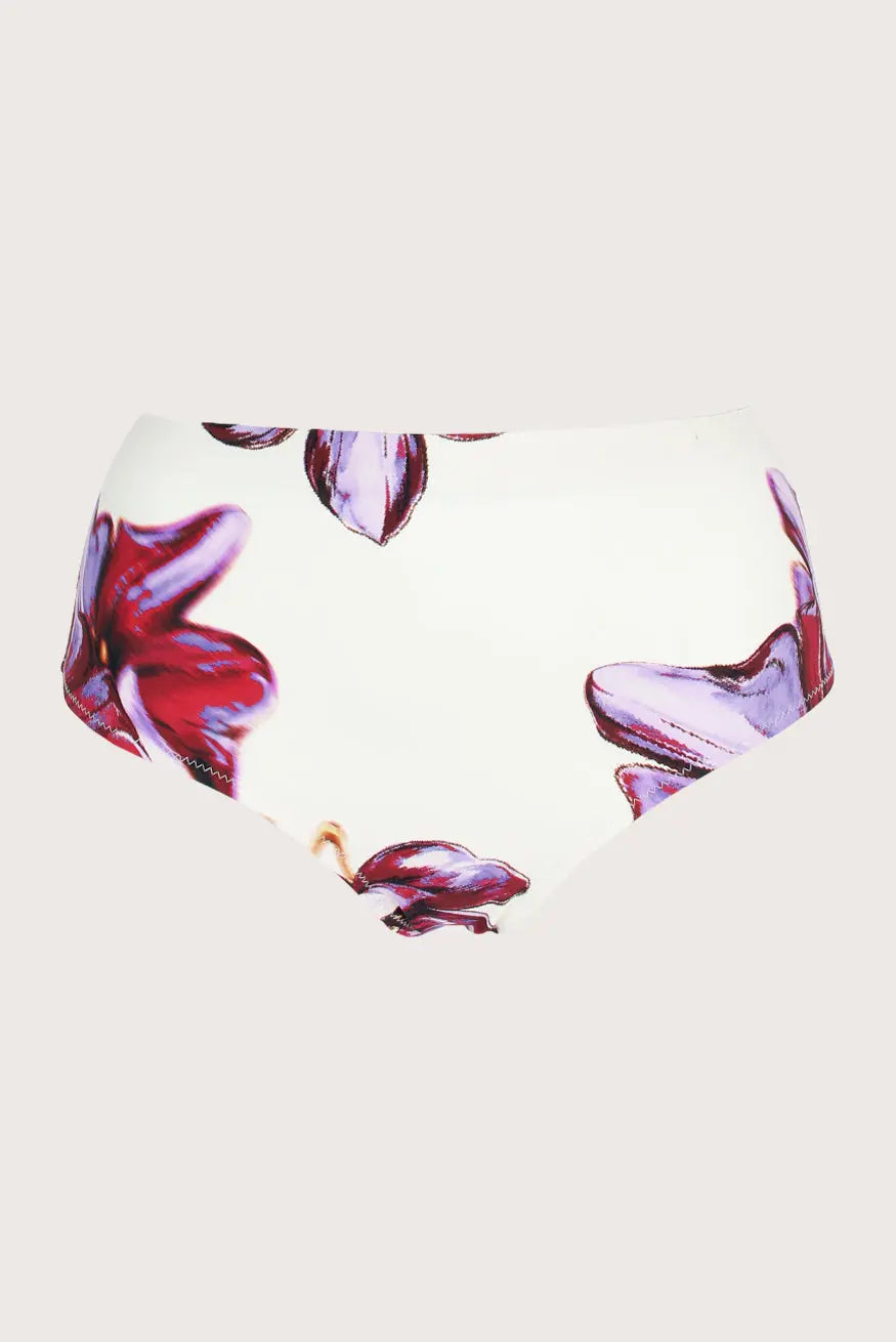 Calzón Alto Mabe |Compra Bikini - Estampado Floral y Sin Costuras